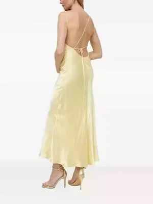 Bardot Satin Backless Dress