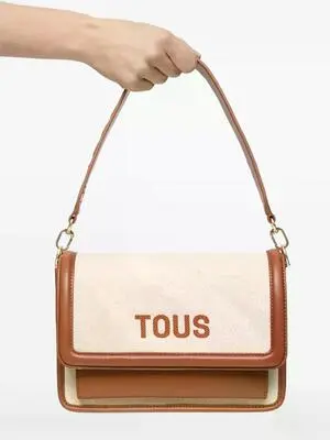 TOUS Leather-trimmed Shoulder Bag