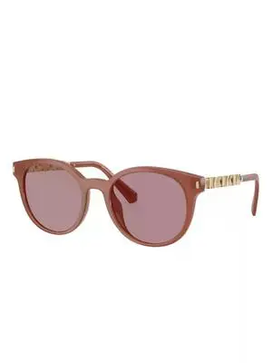Michael Kors Logo-plaque Round Sunglasses