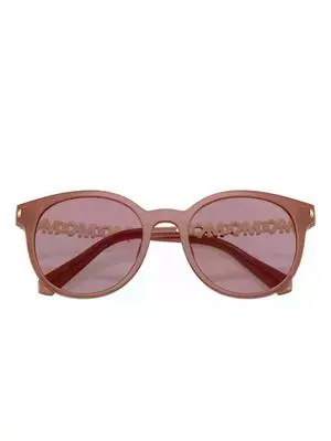 Michael Kors Logo-plaque Round Sunglasses