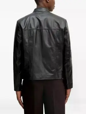 Hugo Zip-fastening Leather Jacket