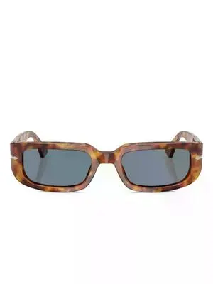 Persol Tortoiseshell Rectangle Sunglasses - Green