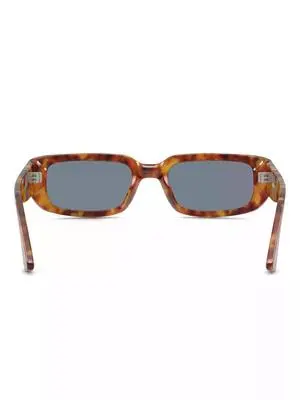 Persol Tortoiseshell Rectangle Sunglasses - Green