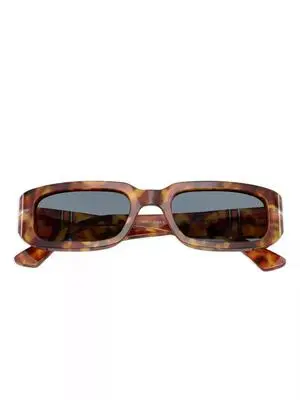 Persol Tortoiseshell Rectangle Sunglasses - Green