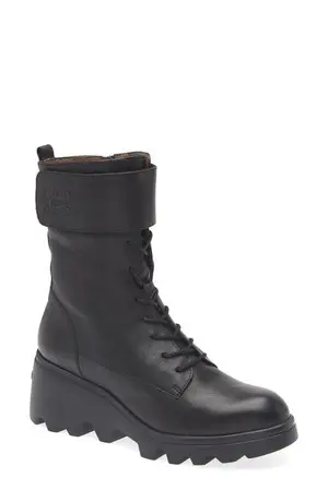 WONDERS Leather Combat Boots