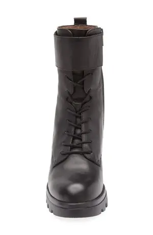 WONDERS Leather Combat Boots