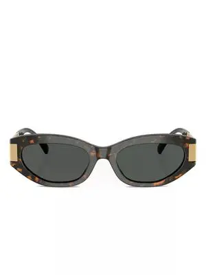 Versace Round Frame Sunglasses - Green