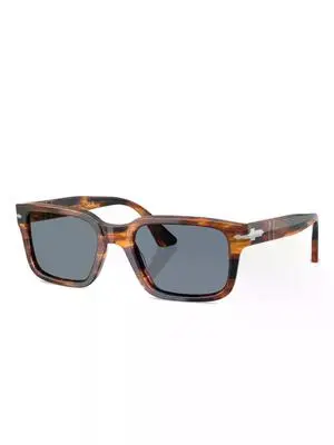 Persol Striped Square Sunglasses