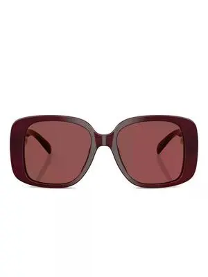 Tory Burch Embellished Square-frame Sunglasses - Purple