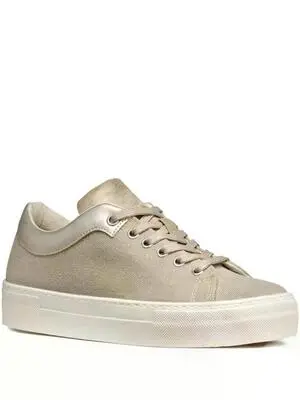 Geox Metallic-panel Platform Sneakers