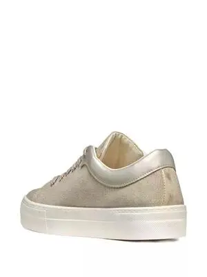 Geox Metallic-panel Platform Sneakers