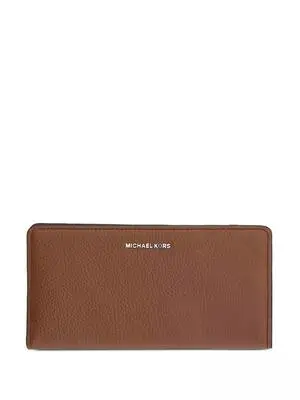 Michael Kors Logo-detail Leather Wallet - Brown