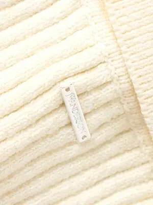 JW Anderson Cable-knit Polo Shirt - Neutrals
