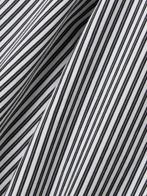 AGOLDE Aris Striped Crepe Shirt