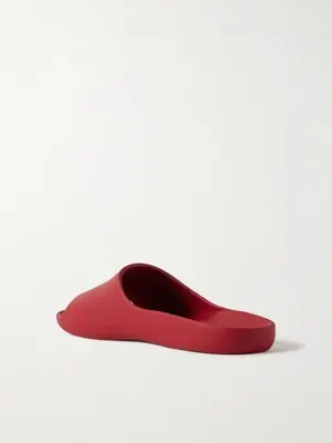 THE ROW Ama Rubber Slides - Red