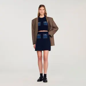 Sandro Ribbed Skirts