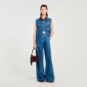Sandro Frill Jeans For Women