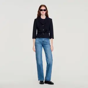 Sandro Belted Tailored Jacket