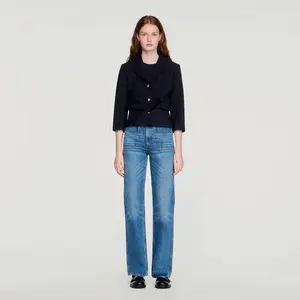 Sandro Belted Tailored Jacket