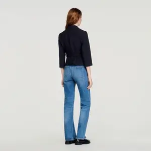 Sandro Belted Tailored Jacket