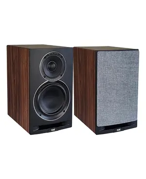 ELAC Ubr62 6.5 Inch Bookshelf Speakers Pair - Walnut