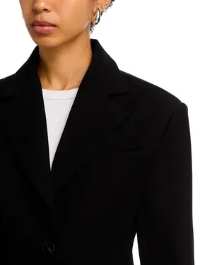 Line & Dot Ida Hourglass Blazer - Black
