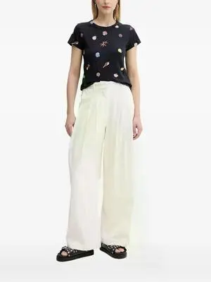 Rag & Bone Seashell-print T-shirt - Black