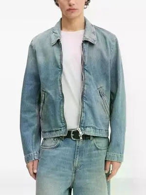 WON HUNDRED Zip-front Denim Jacket