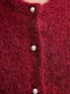 Munthe Button-front Textured Cardigan