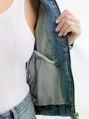 WON HUNDRED Zip-fastening Denim Jacket