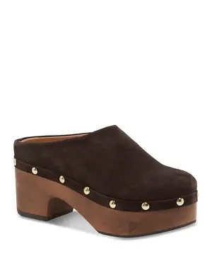 Free People Calli Studded Clogs - Weathered