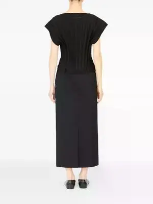 MAISON MARGIELA Pleated Short-sleeved Top