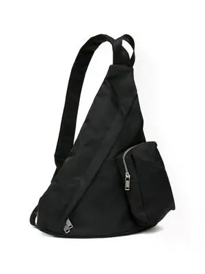 MAISON MARGIELA Asymmetric Zip Crossbody Bag - Black