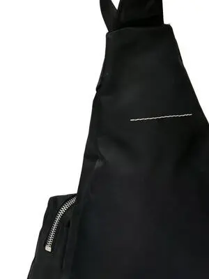 MAISON MARGIELA Asymmetric Zip Crossbody Bag - Black