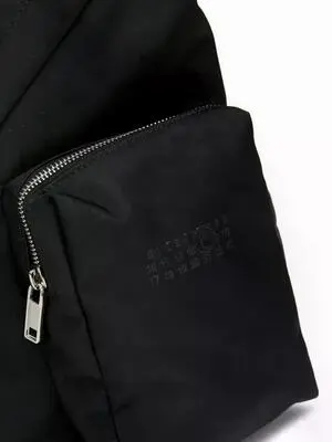 MAISON MARGIELA Asymmetric Zip Crossbody Bag - Black