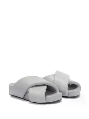 JIL SANDER Cross-over Leather Sandals