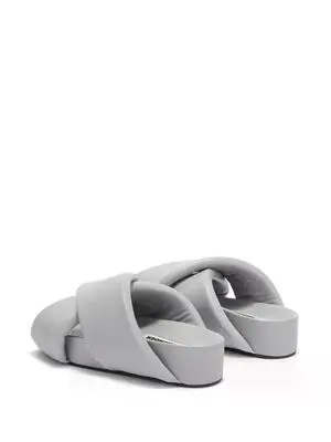 JIL SANDER Cross-over Leather Sandals