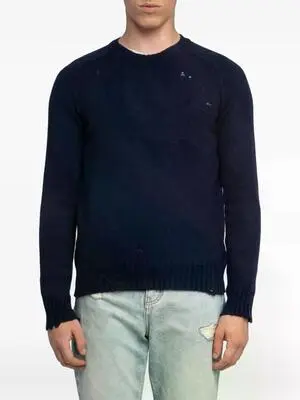 Zadig&Voltaire Crew Neck Wool Blend Sweater
