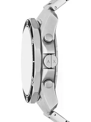 Armani Exchange Chronograph Stainless Steel Watch - Silver
