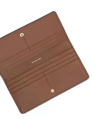 Michael Kors Logo-detail Leather Wallet - Brown