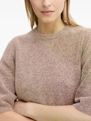 GESTUZ Crew Neck Sweater - Pink
