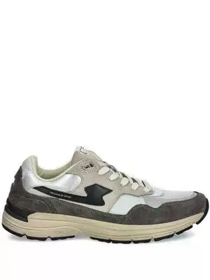 S.W.C STEPNEY WORKERS CLUB Amiel S-strike Suede Lace-up Sneakers - Grey