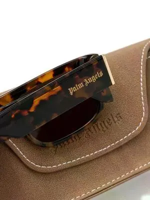 Palm Angels Tortoiseshell Rectangle Sunglasses
