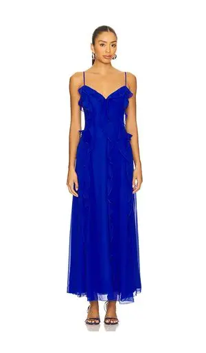 Bardot Veris Ruffle Maxi Dress