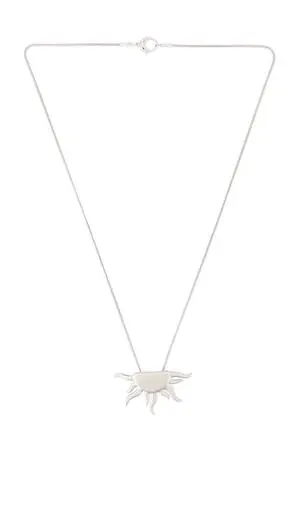 EMMA PILLS X Leslie Amon Chasing The Sun Statement Chain - Silver