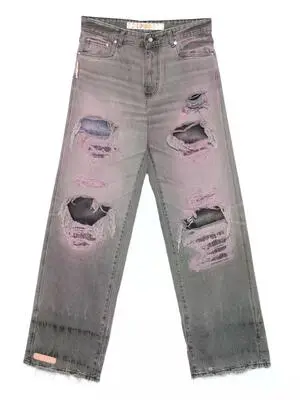 PDF Distressed Frayed Jeans