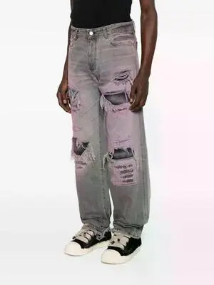 PDF Distressed Frayed Jeans