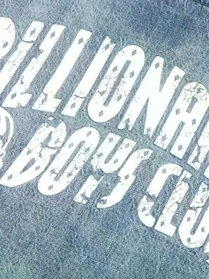 BILLIONAIRE BOYS CLUB Astronaut-logo Denim Jacket