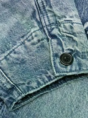 BILLIONAIRE BOYS CLUB Astronaut-logo Denim Jacket