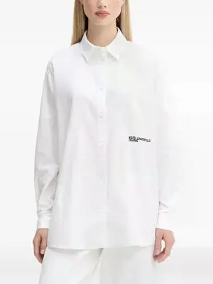 Karl Lagerfeld Logo Shirts For Women